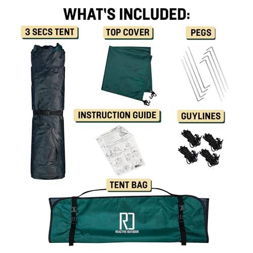 3 Secs Camping Tent - Instant Pop Up 3 Man Tent – Manzanita Outfitters
